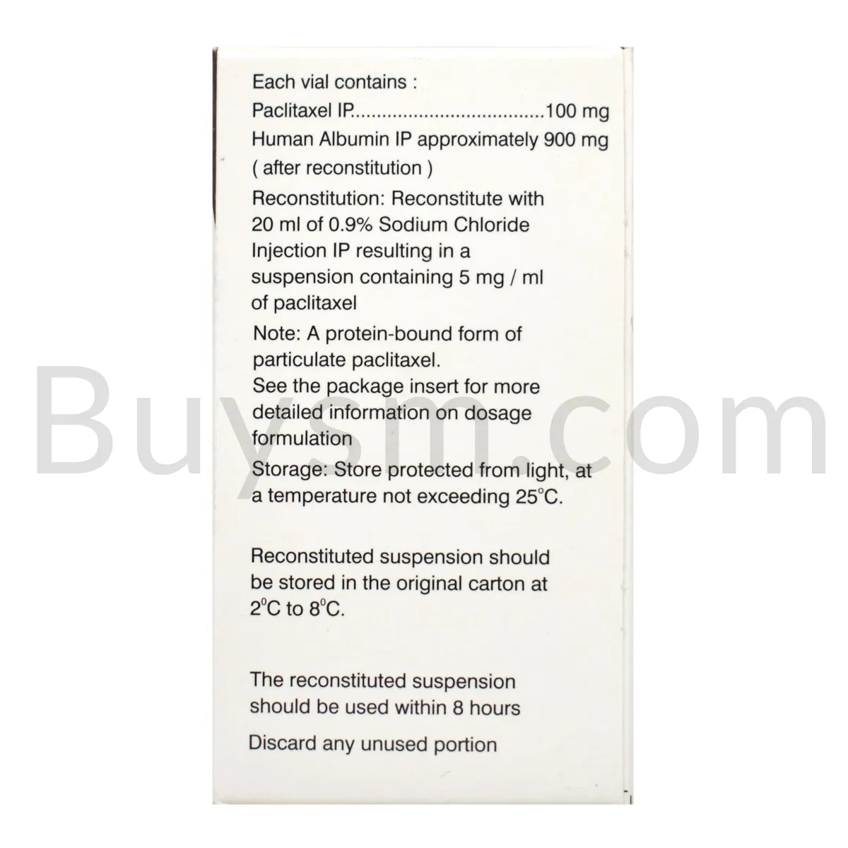 Nab Paclitero 100 mg Injection | Buy Paclitero Injection Online